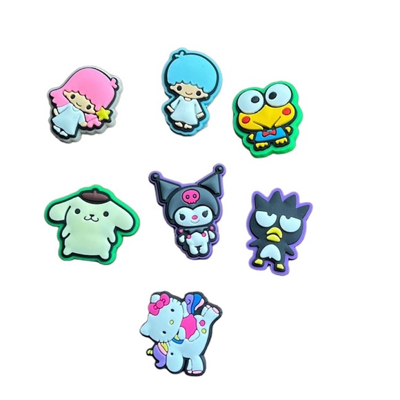 CROCS | Accessories | Sanrio 7pcs Shoe Crocs Charms Characters Bundle ...